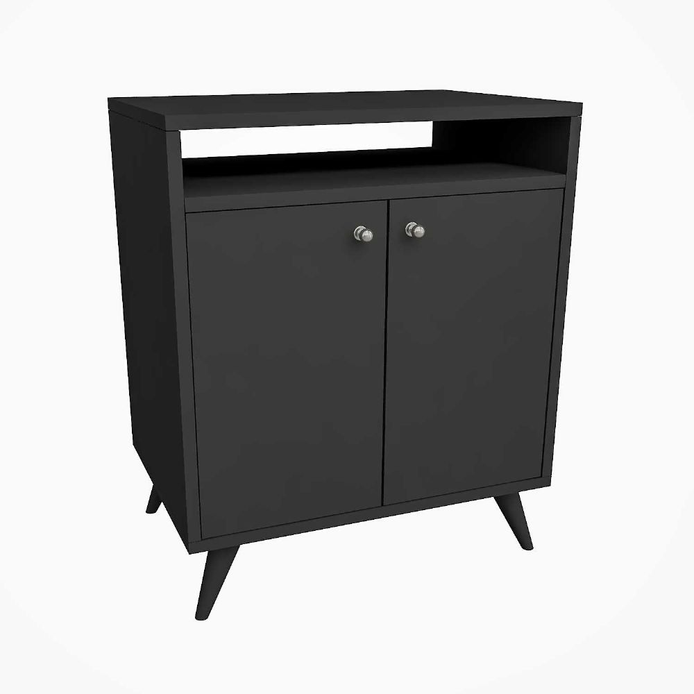 Kalafat Çok Amaçlı Dolap Siyah - ekonsept.com